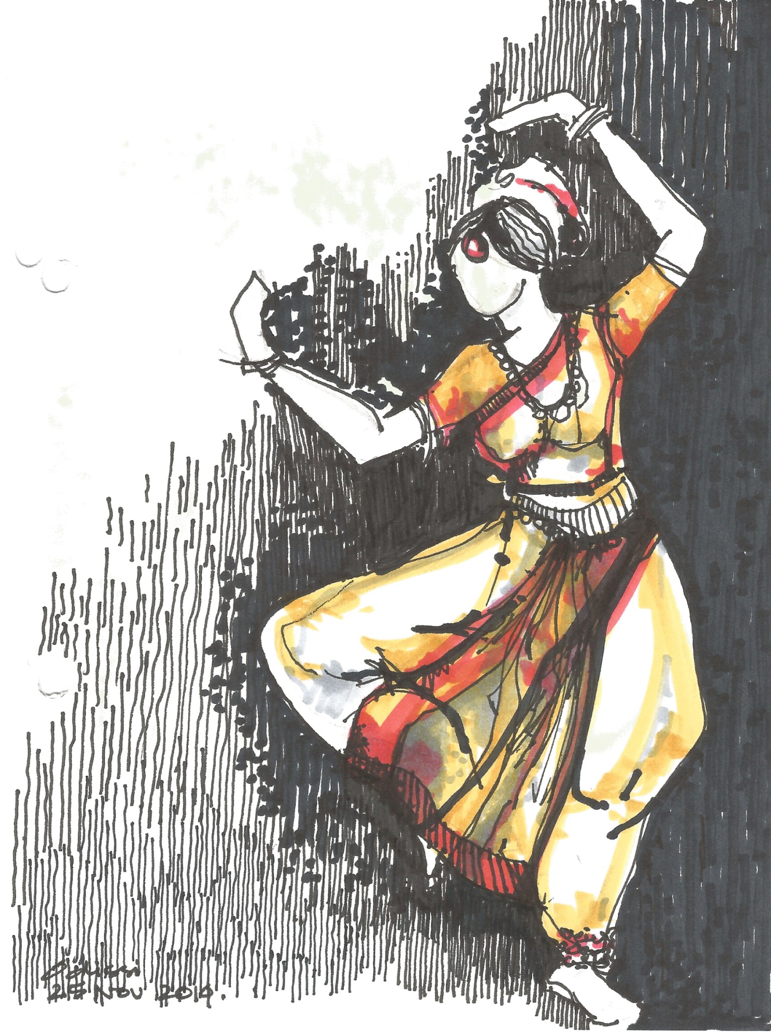 Drawing dances…. – Disha Sahu
